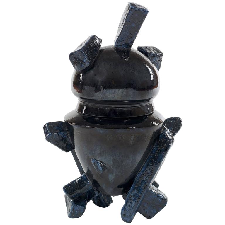 Large Modernist Jerry Rothman Ceramic Ritual Vessel, circa 1980-1981 at ...