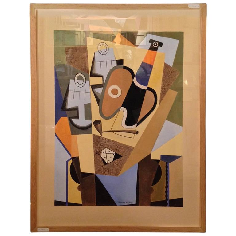 20th Century Original Gouache by Jacques Marly at 1stDibs