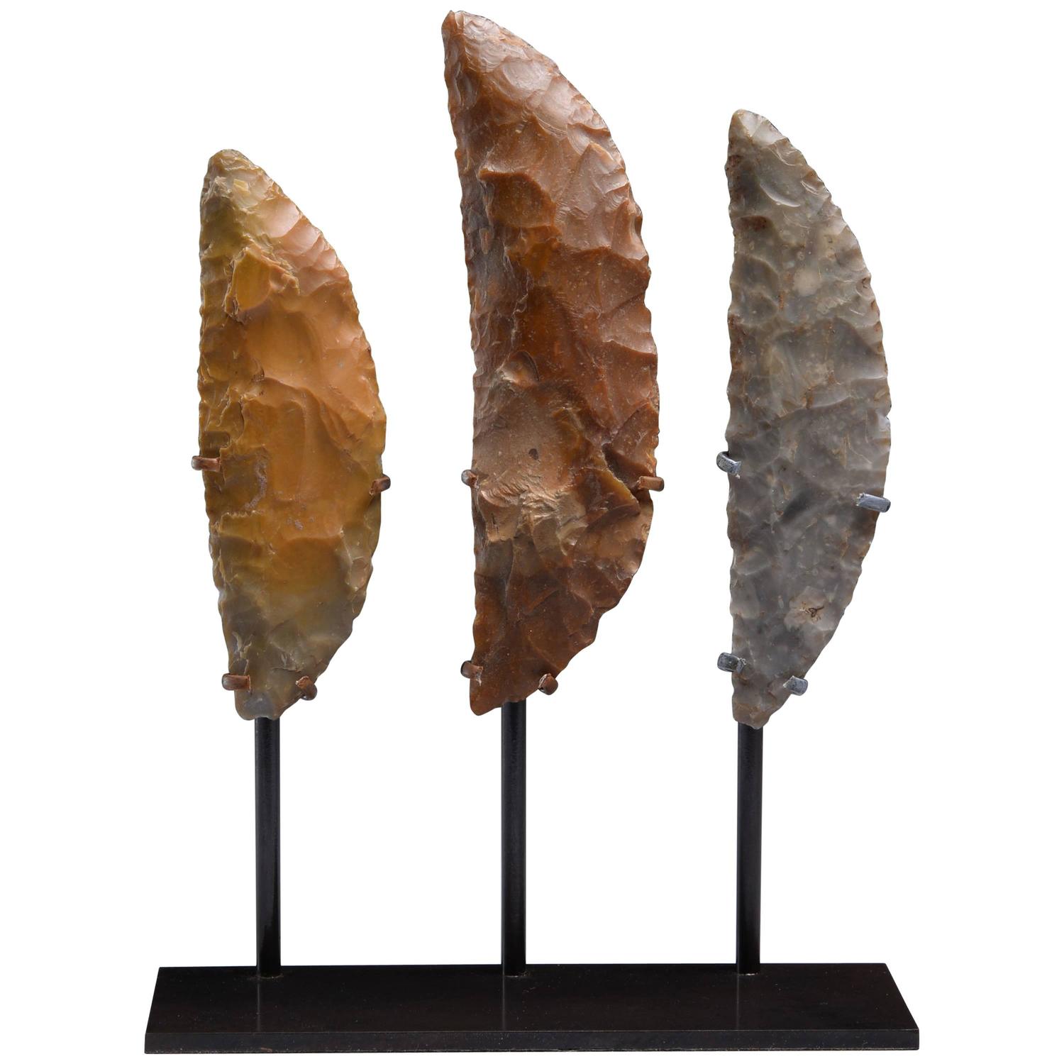 Stone Age Neolithic Flint Sickles, 2000 BC For Sale at 1stdibs