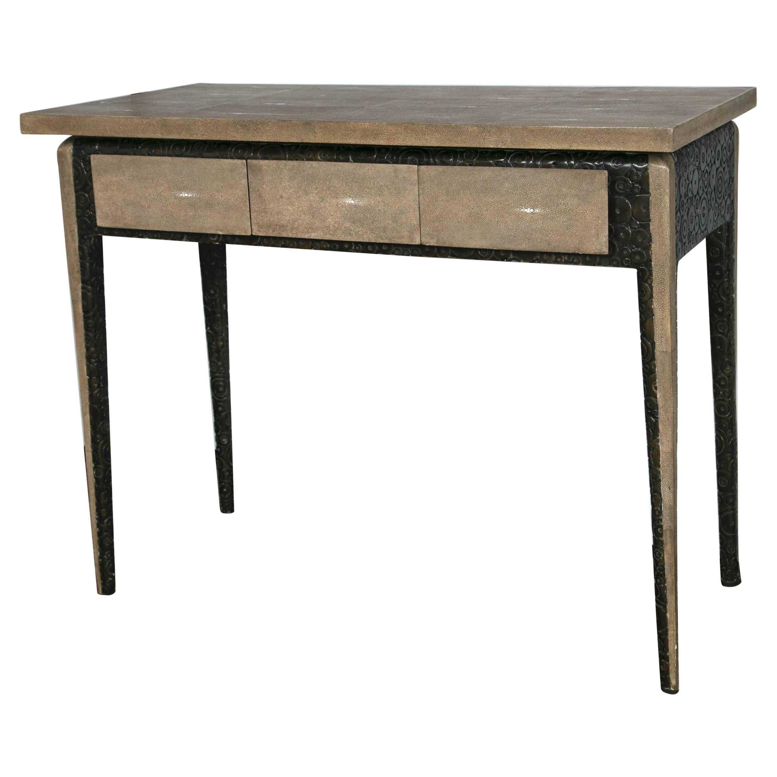 Shagreen Desk or Console by R&Y Augousti at 1stDibs