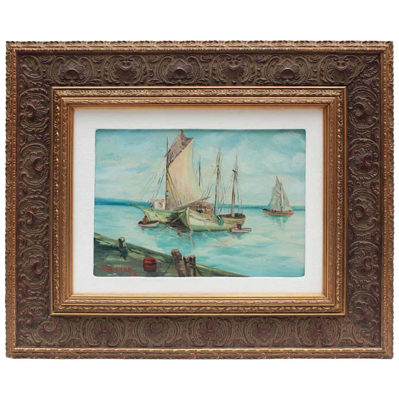 Signed Original George Henry Hall Oil Painting For Sale at 1stDibs ...