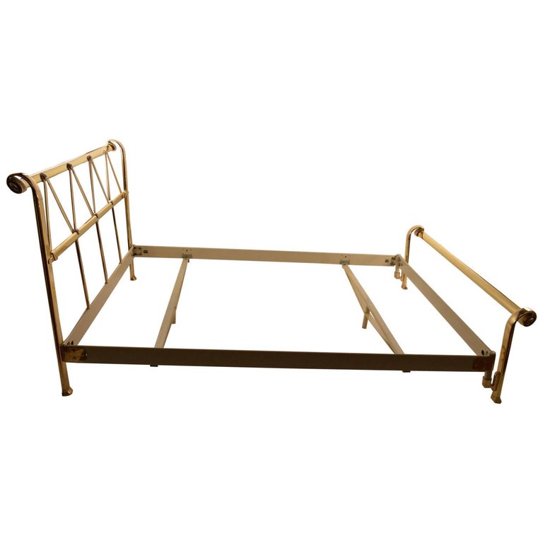 Full Size Brass Bed by Mauro Lipparini Made in Italy at 1stDibs