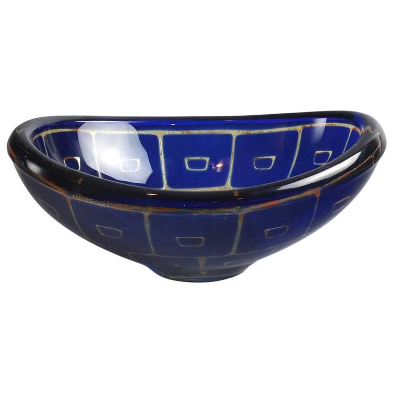 Ravenna Bowl by Sven Palmqvist for Orrefors, Sweden, 1960 For Sale at ...