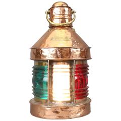 Rare Copper and Brass Trawling Lantern For Sale at 1stDibs | copper ...