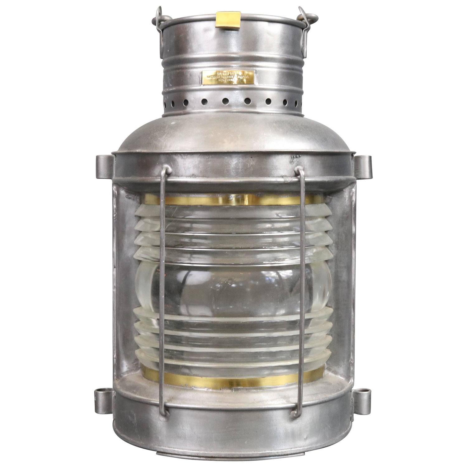 Ship’s Masthead Lantern by National Marine Lamp Co. For Sale at 1stdibs