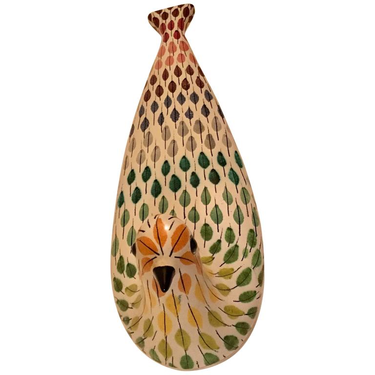 Bitossi "Piomi Multicolore" Bird, Londi Design, Italy, circa 1955 at ...
