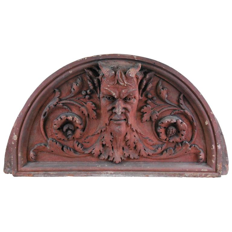 19th Century Terracotta Door Transom at 1stDibs
