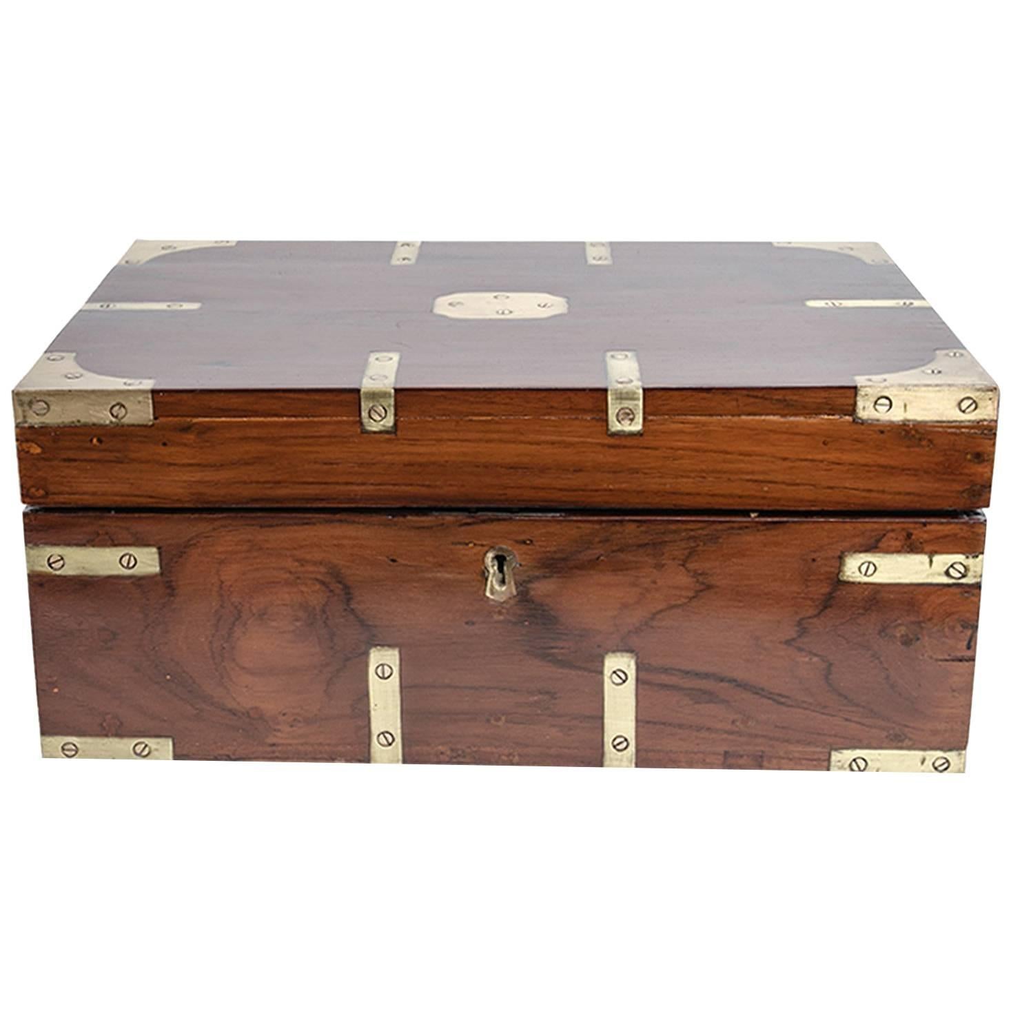 Antique Campaign Box at 1stDibs | campaign box antique
