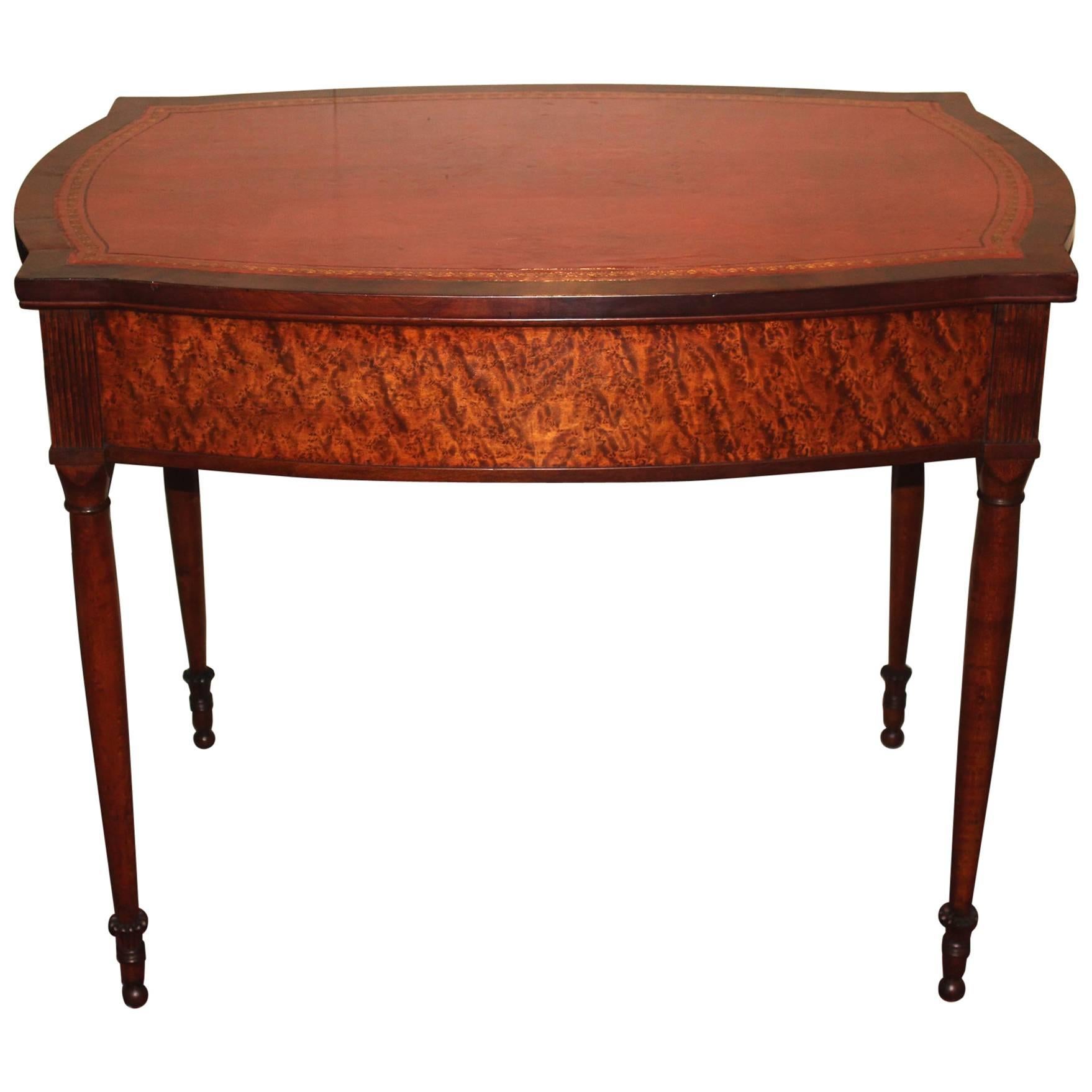 Federal Boston Library Table circa 1800 Attributed to John or Thomas ...