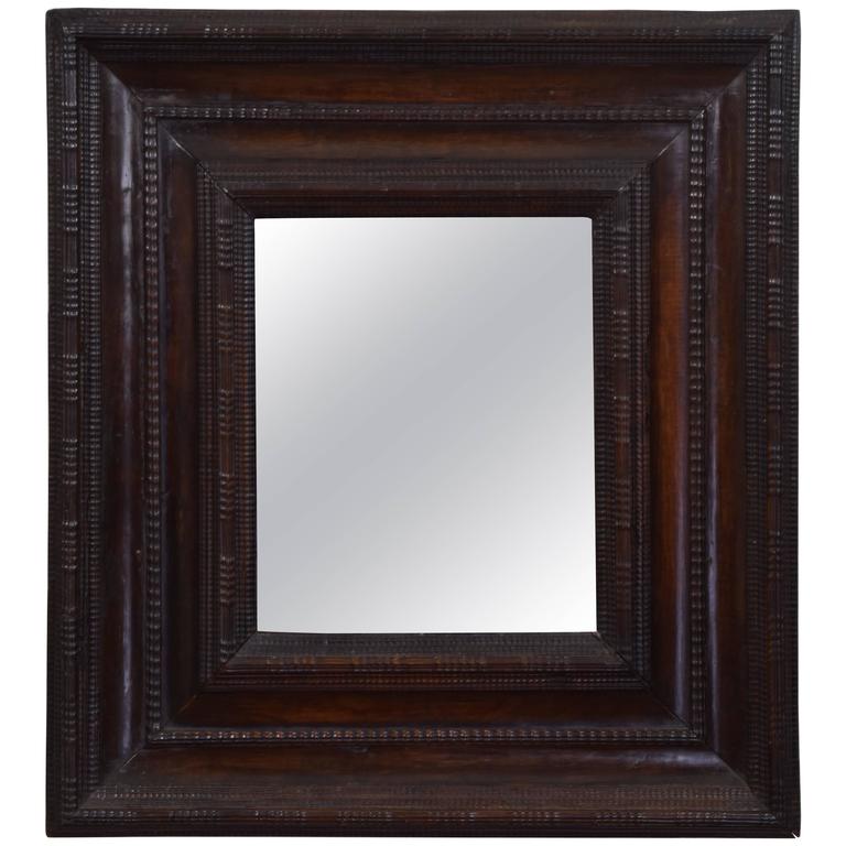 Italian Late Renaissance Carved Walnut Mirror, Early 17th Century at ...