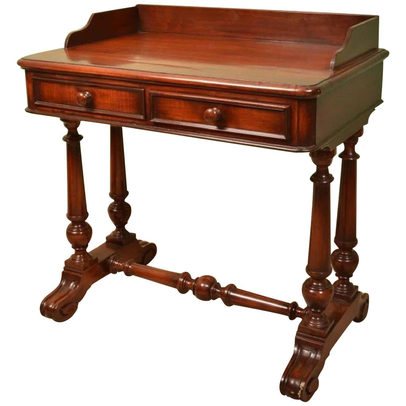Antique Small Victorian Mahogany Writing Table, circa 1860 at 1stDibs ...