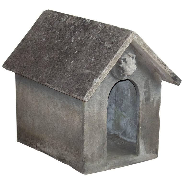 Vintage Stone Dog House at 1stDibs