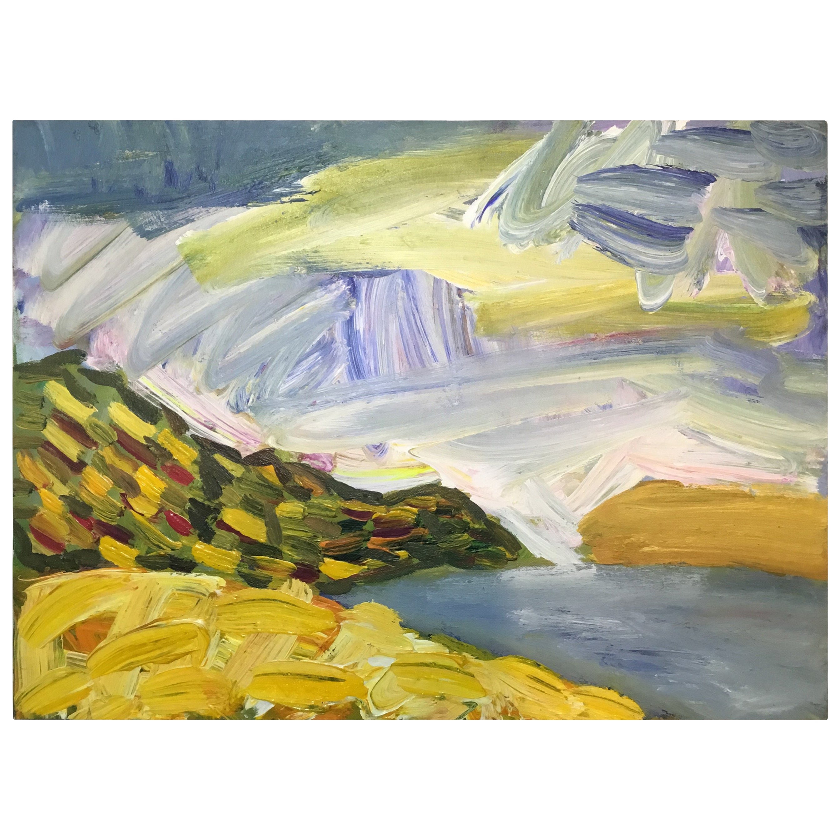 Phil Dike Original California Water Color Painting Landscape with Cabin ...