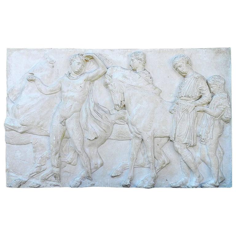 French Plaster Relief Frieze Edition by Musee du Louvre, circa 1920 For ...