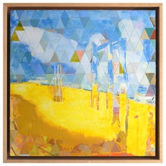 Abstract Oil and Ink Painting by Robert Katkowski, 2012 For Sale at 1stdibs