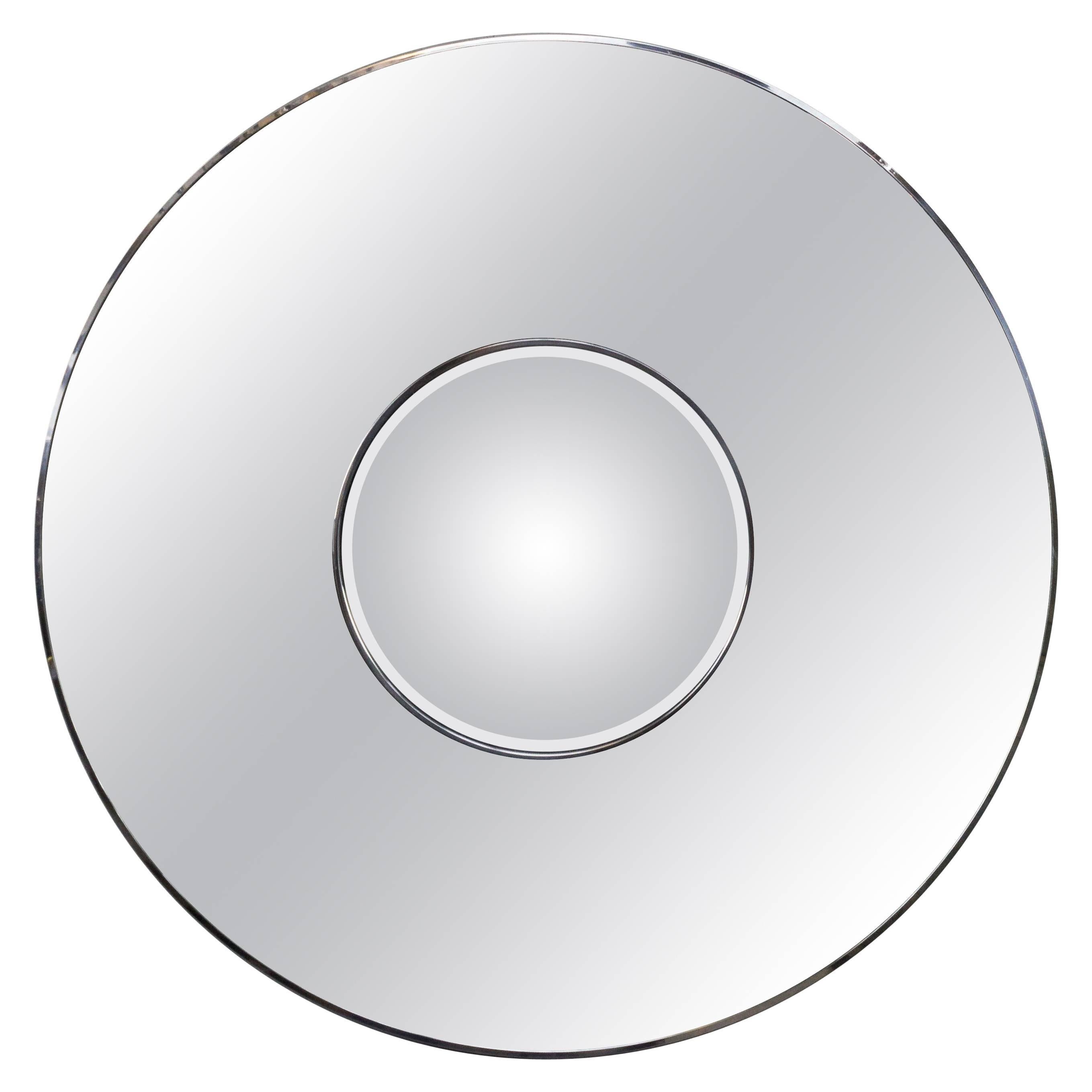 Modern Bullseye Mirror at 1stDibs