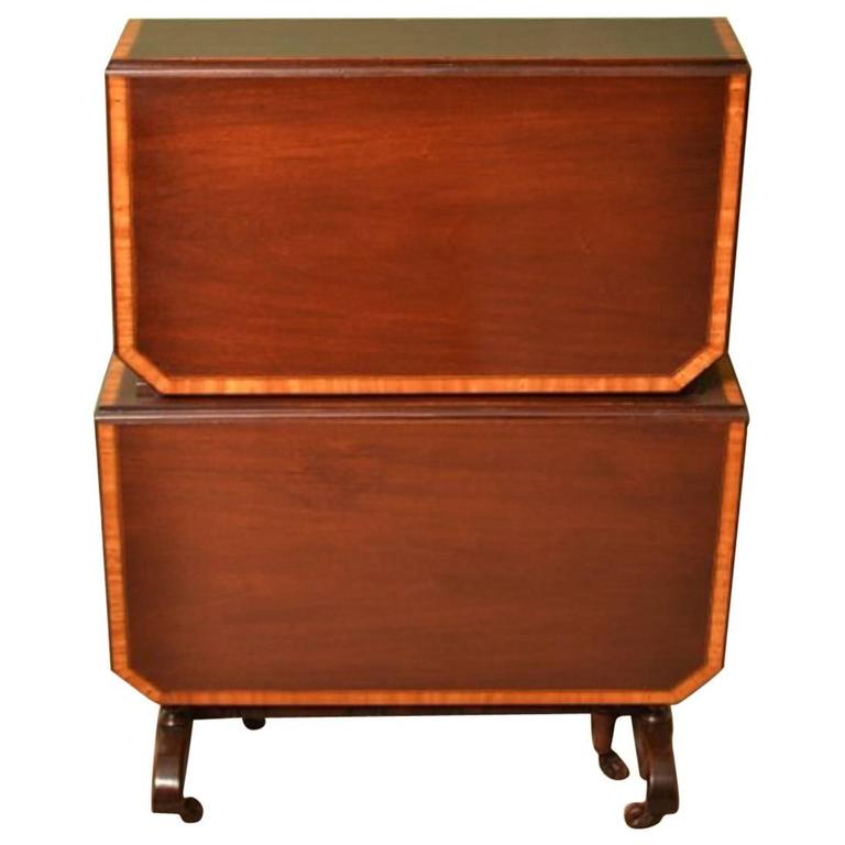 Antique Edwardian Two-Tier Sutherland Table, circa 1900 at 1stDibs