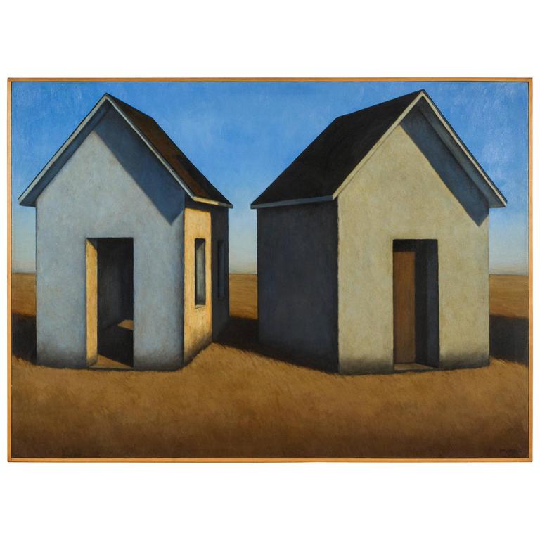 Early Oil on Canvas by American Artist Mark Beck For Sale at 1stDibs