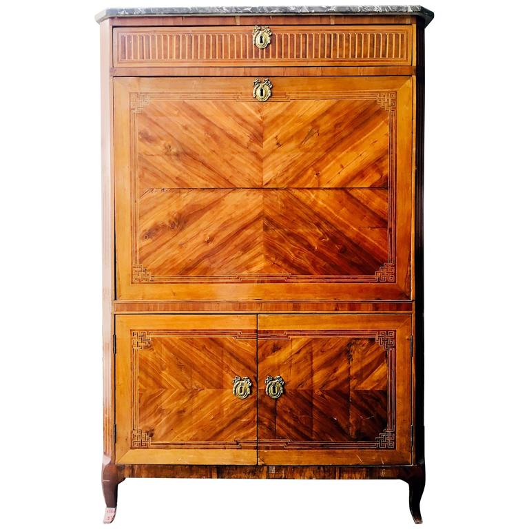 19th Century French Secretaire a Abattant in Louis XVI Style at 1stDibs ...