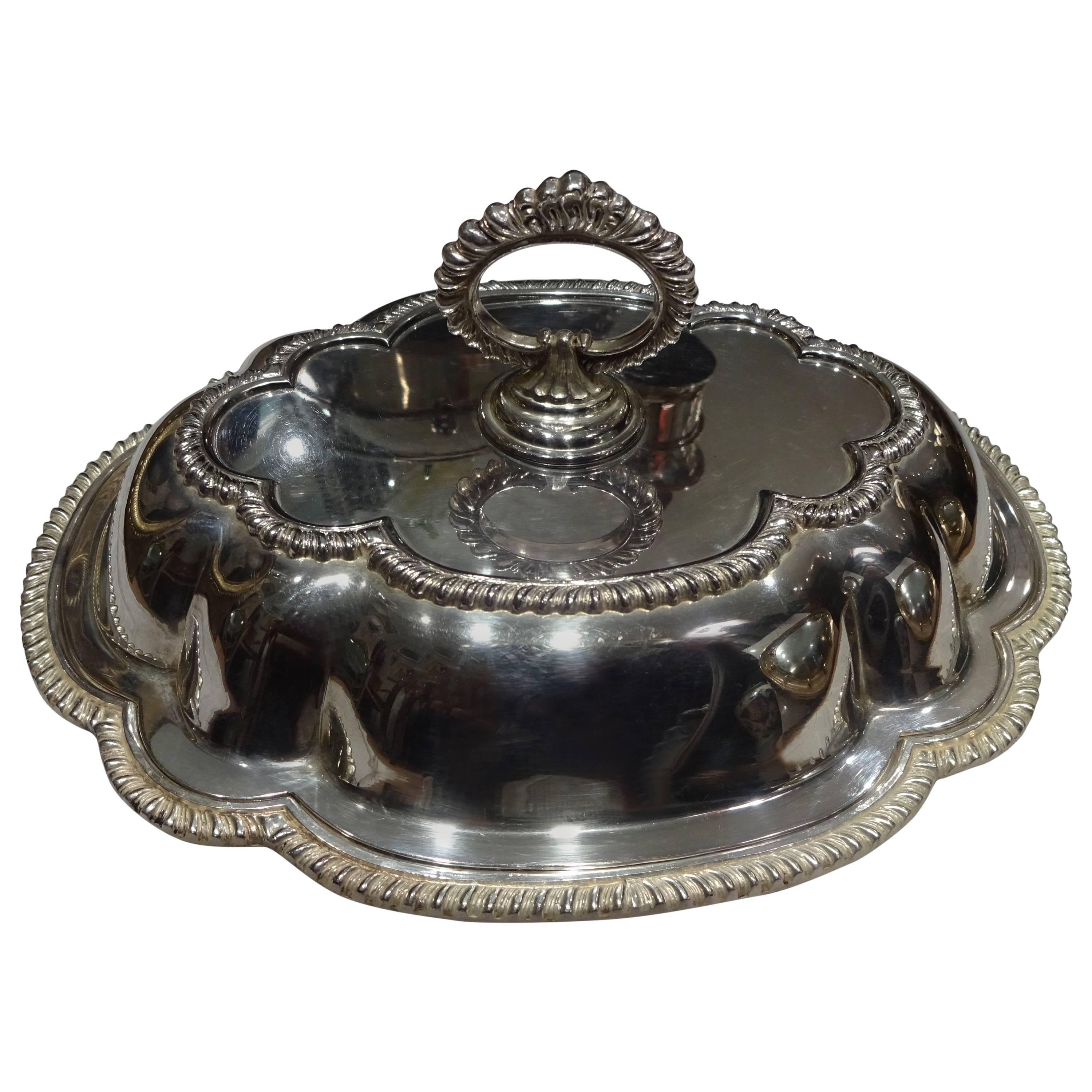 Small Antique Silver Gondola Form Serving Bowl from Germany, circa 1900 ...