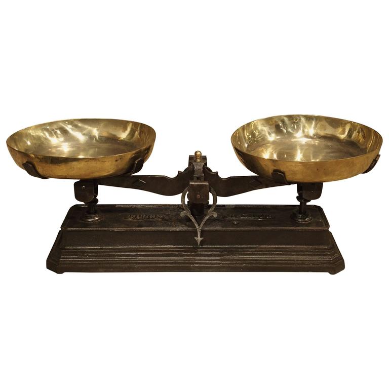 Antique 10 Kilogram Scale from France, circa 1900 at 1stDibs