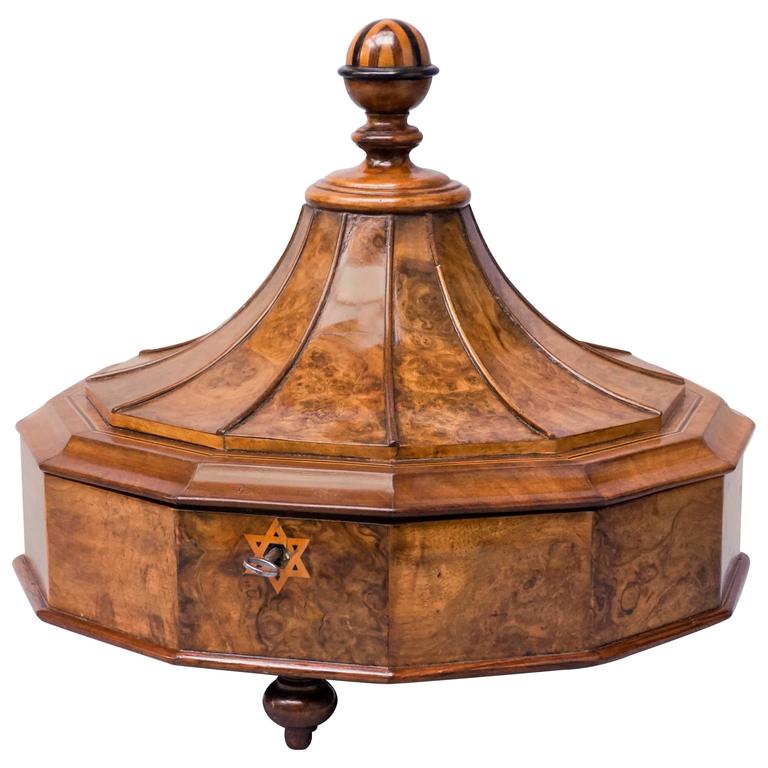 Rare Early 20th Century Jewish Jewelry or Bijoux Box at 1stDibs