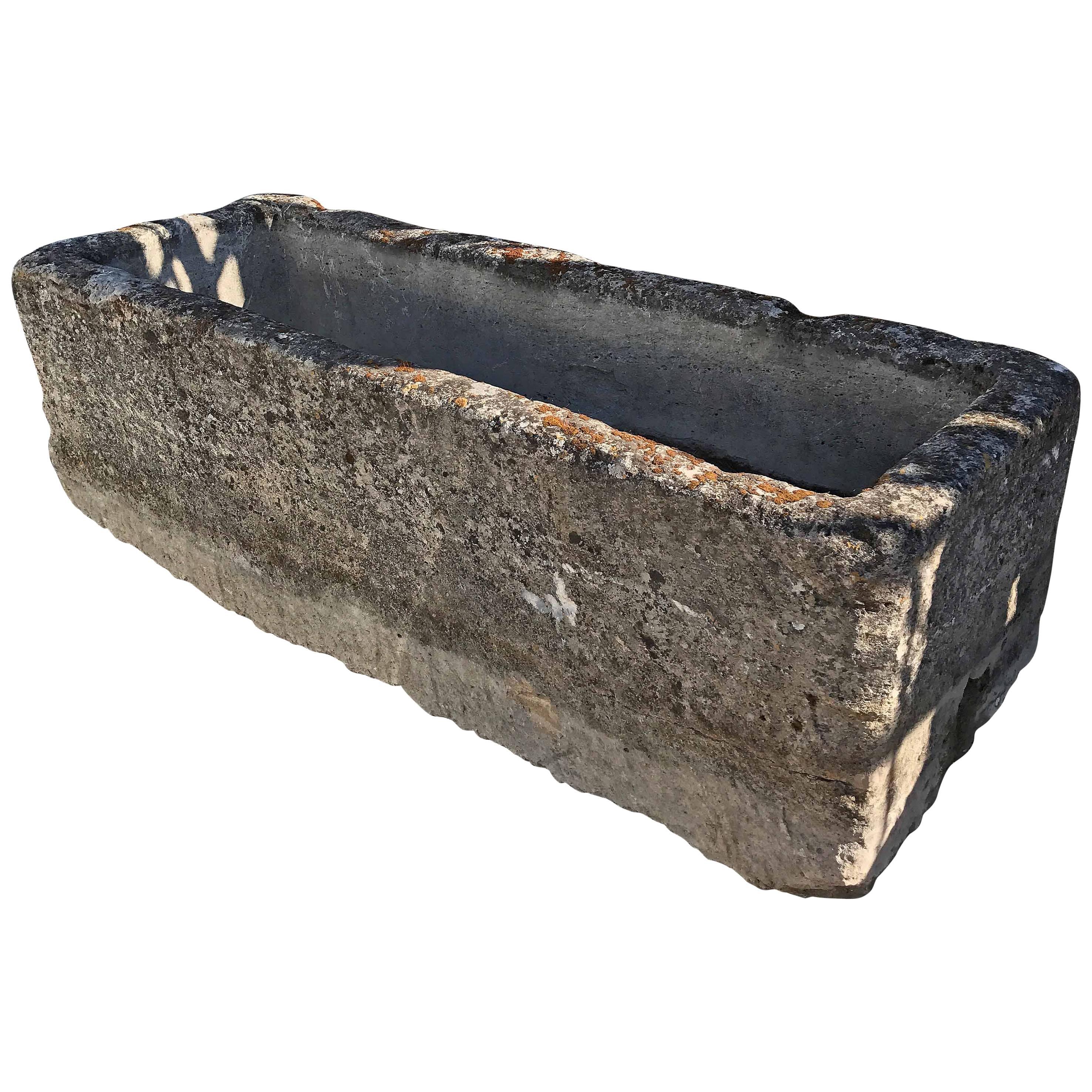 Large Antique Stone Trough, circa 1680 at 1stDibs