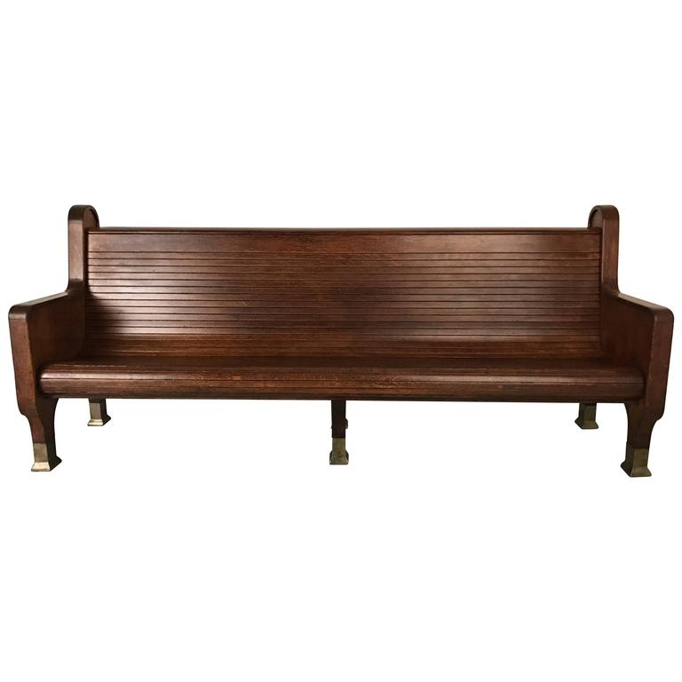 Railroad Bench, circa 1900s For Sale at 1stDibs