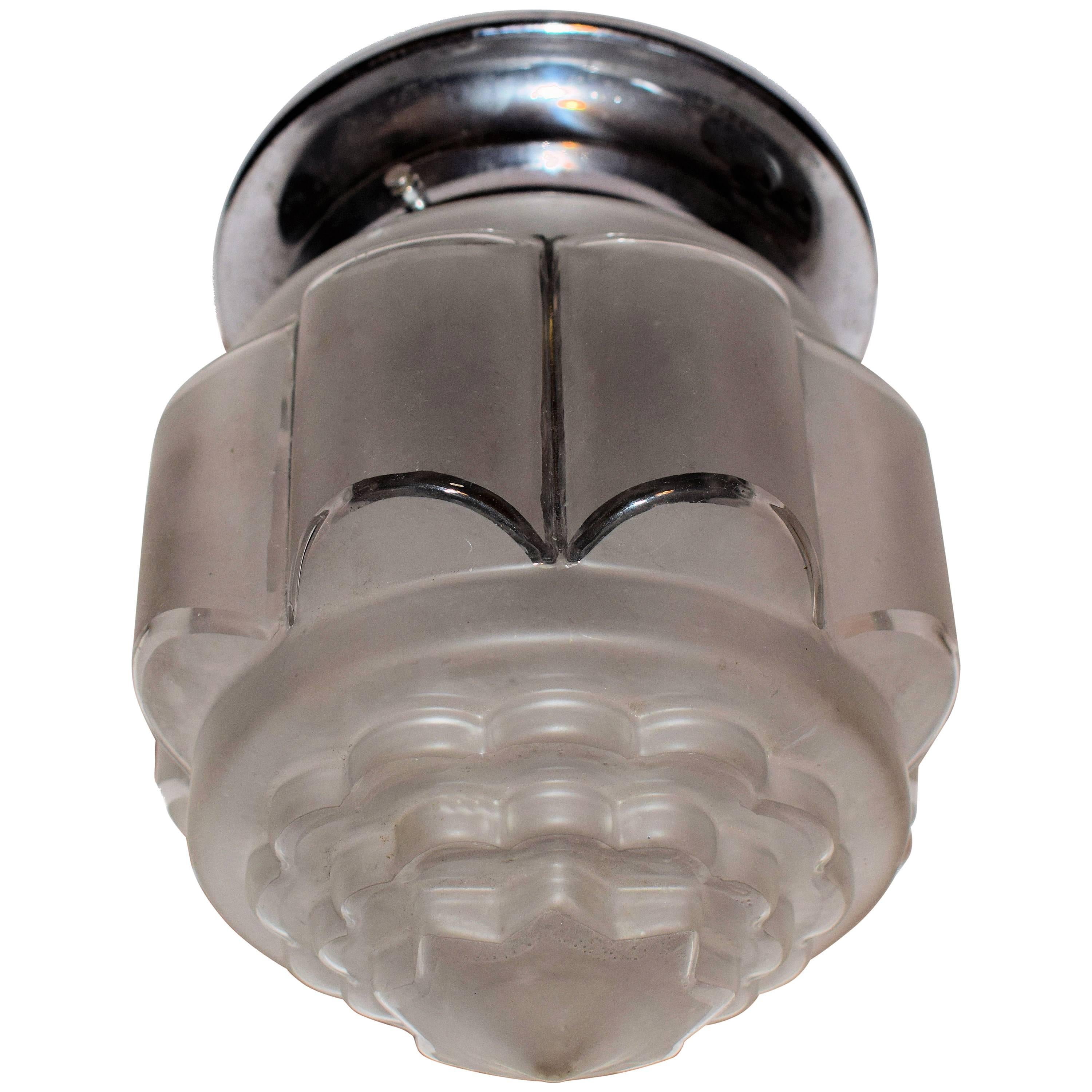 1930s Art Deco Skyscraper Ceiling Light at 1stDibs