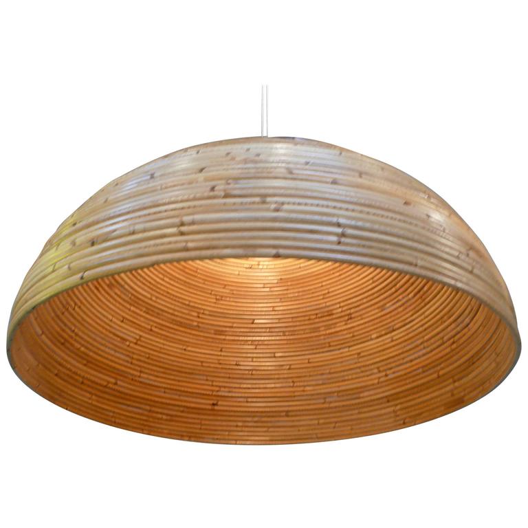 Rattan Pending Light For Sale at 1stDibs