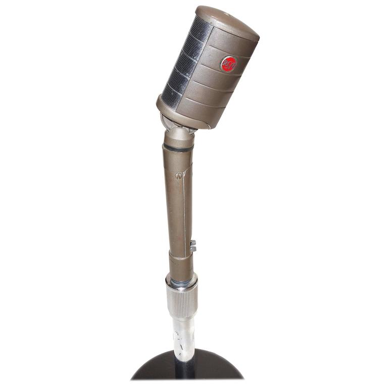 RCA Model KN-1B, Pressure Dynamic Studio Microphone W Stand, circa ...