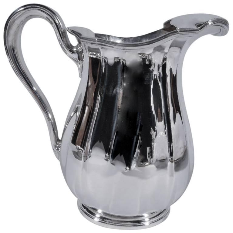 Cartier American Modern Sterling Silver Water Pitcher For Sale at 1stDibs