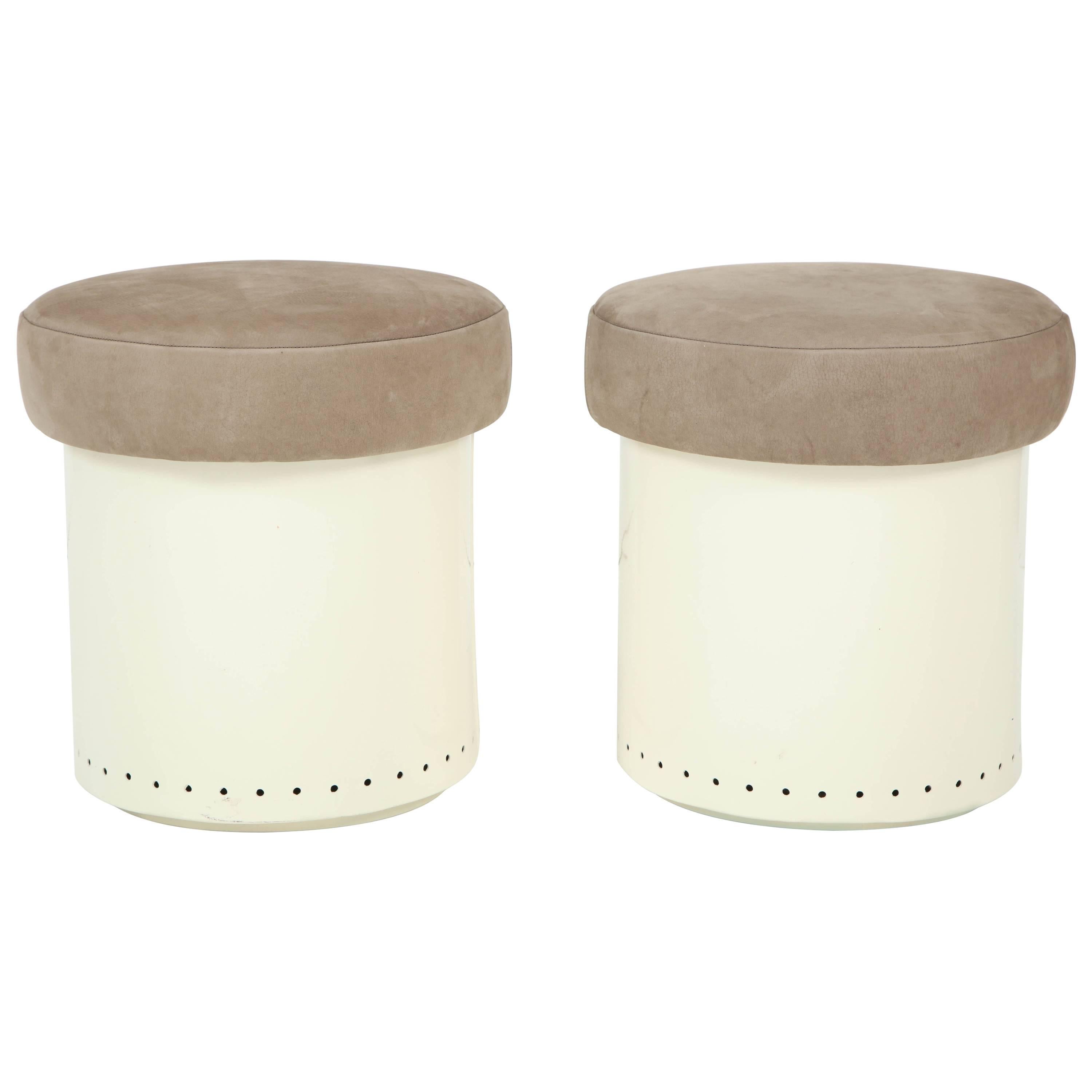 French Cylinder Stools For Sale at 1stDibs