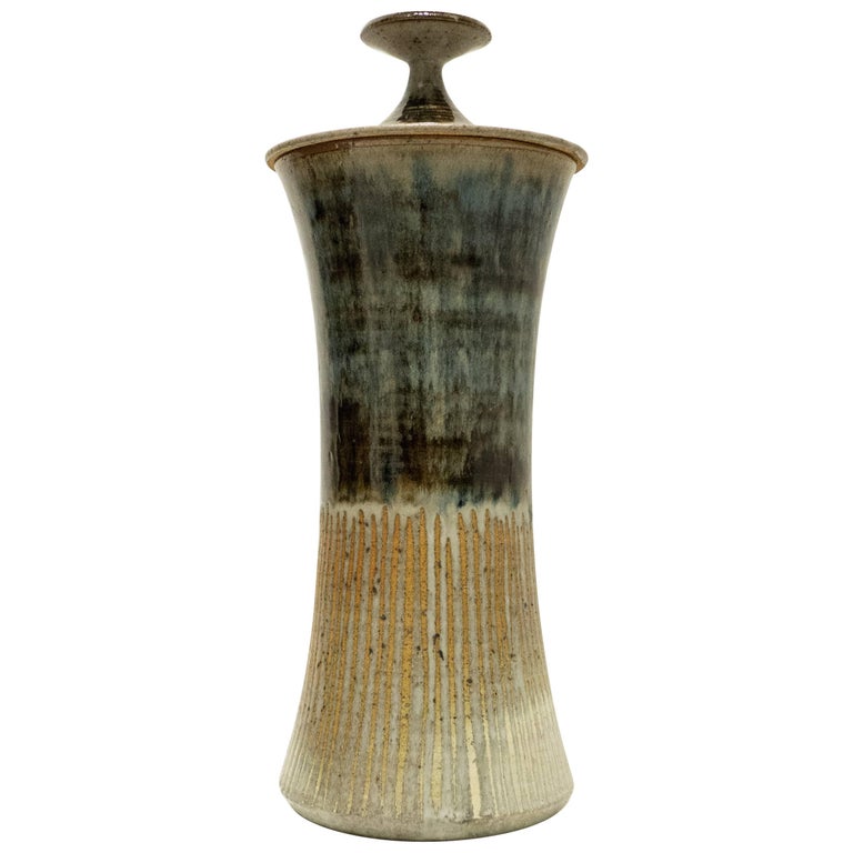 Tall Lidded Vessel by Gerry Williams at 1stDibs