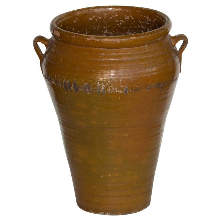 19th Century Catalan Olive Pot For Sale at 1stDibs