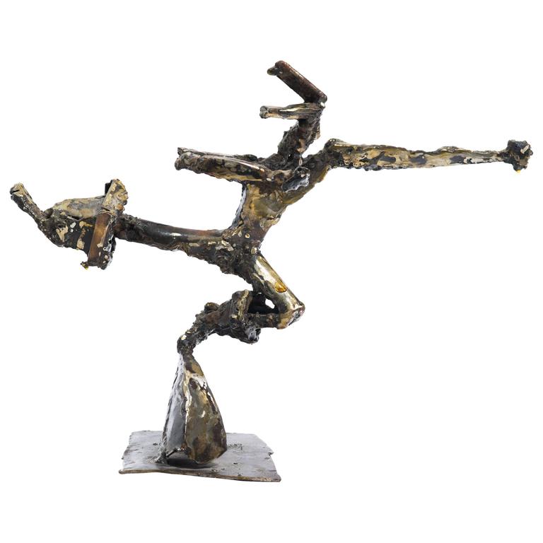 Spelter Abstract Figure Sculpture For Sale at 1stdibs
