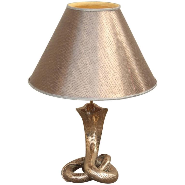 Norman Bel Geddes Cobra Lamp at 1stdibs