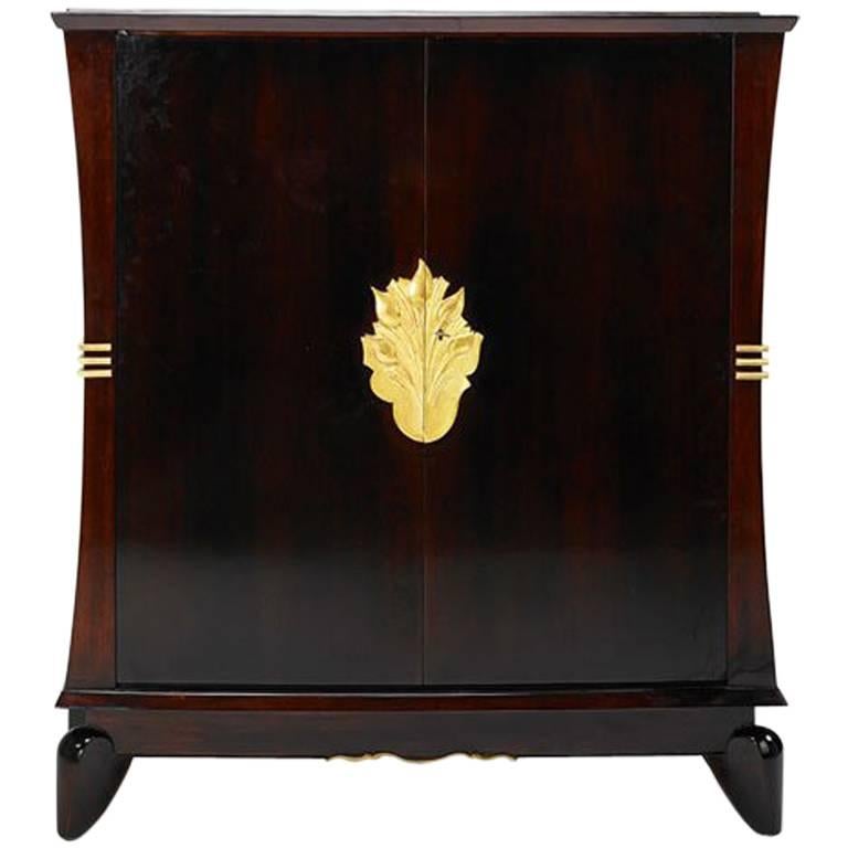 Superbe meuble de rangement de Maurice Jallot sur 1stDibs