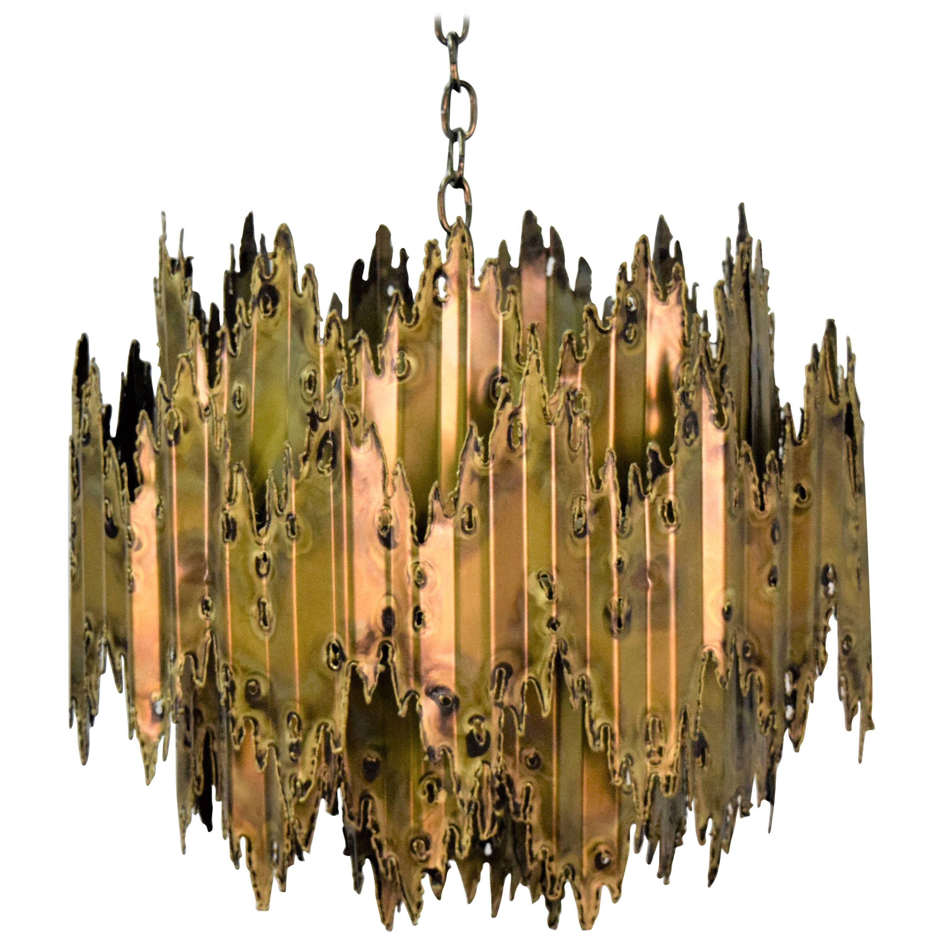Tom Greene Brutalist Chandelier at 1stDibs | tom greene chandelier, tom ...
