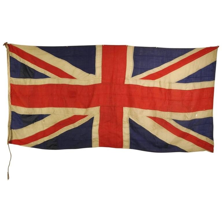 Vintage Union Jack Flag at 1stDibs