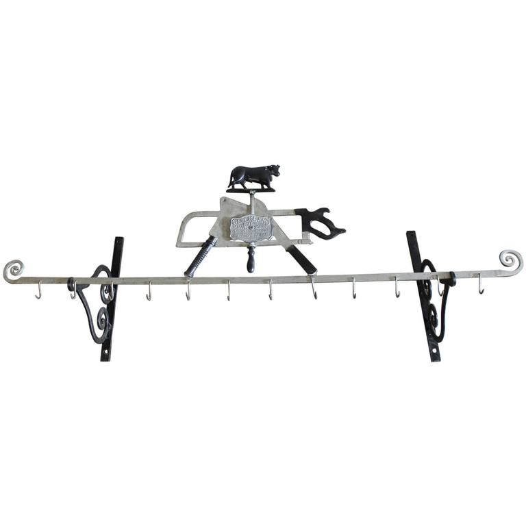 Antique American Butcher/Meat Rack By Gloeklers at 1stDibs | gloekler ...