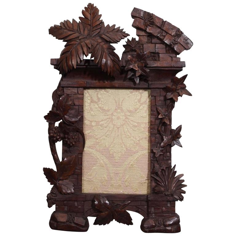 19th Century Black Forest Carved Wood Frame at 1stDibs | black forest frame