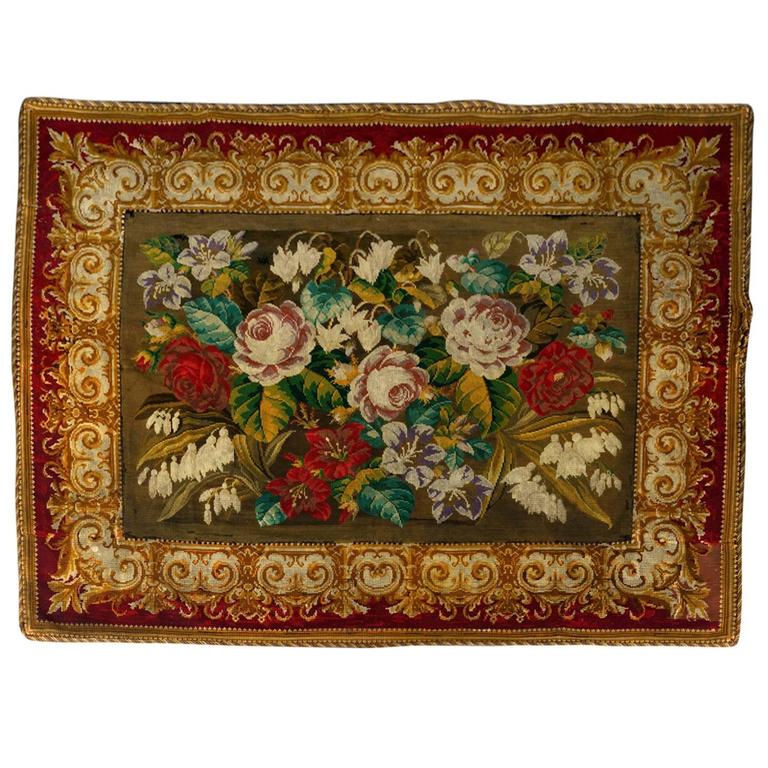 19th Century Biedermeier Wall Gobelin For Sale at 1stdibs