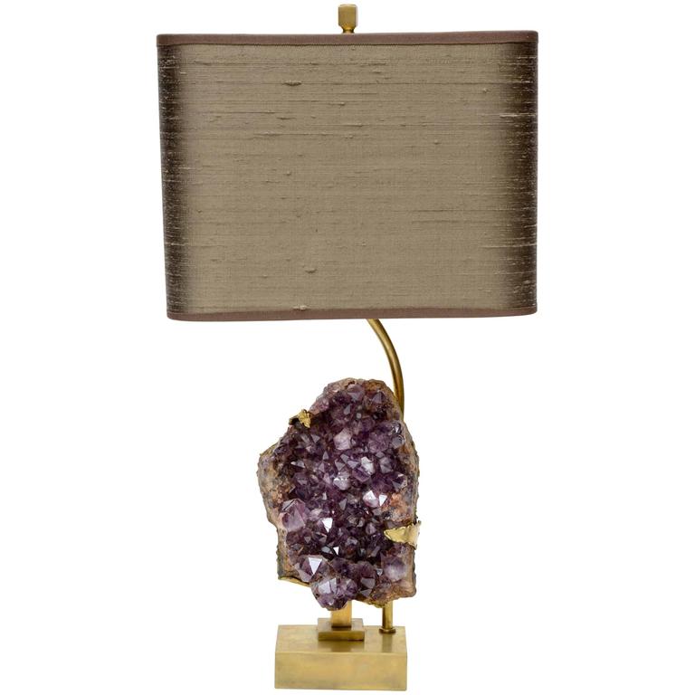 Amethyst Mineral Lamps at 1stdibs
