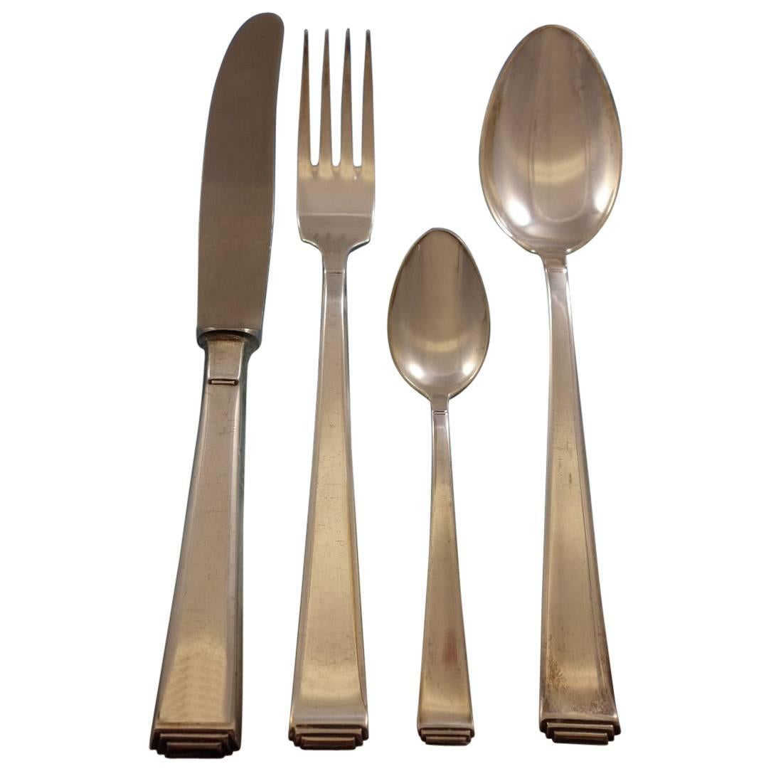 Alt Spaten by Robbe and Berking Germany 800 Silver Flatware Service Set ...