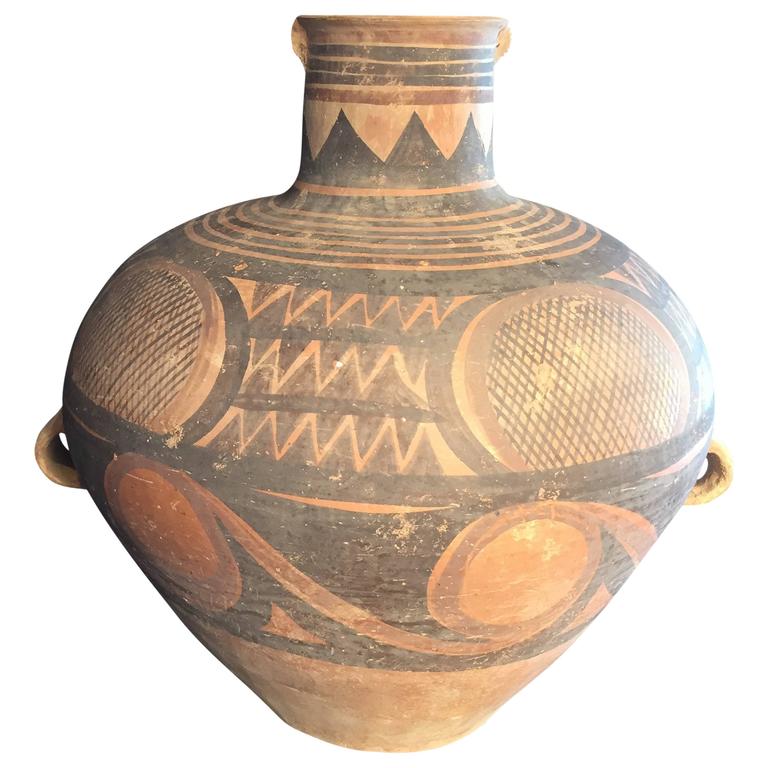 China Handsome Large Machang Neolithic Decorative Pot, 20th Century at ...