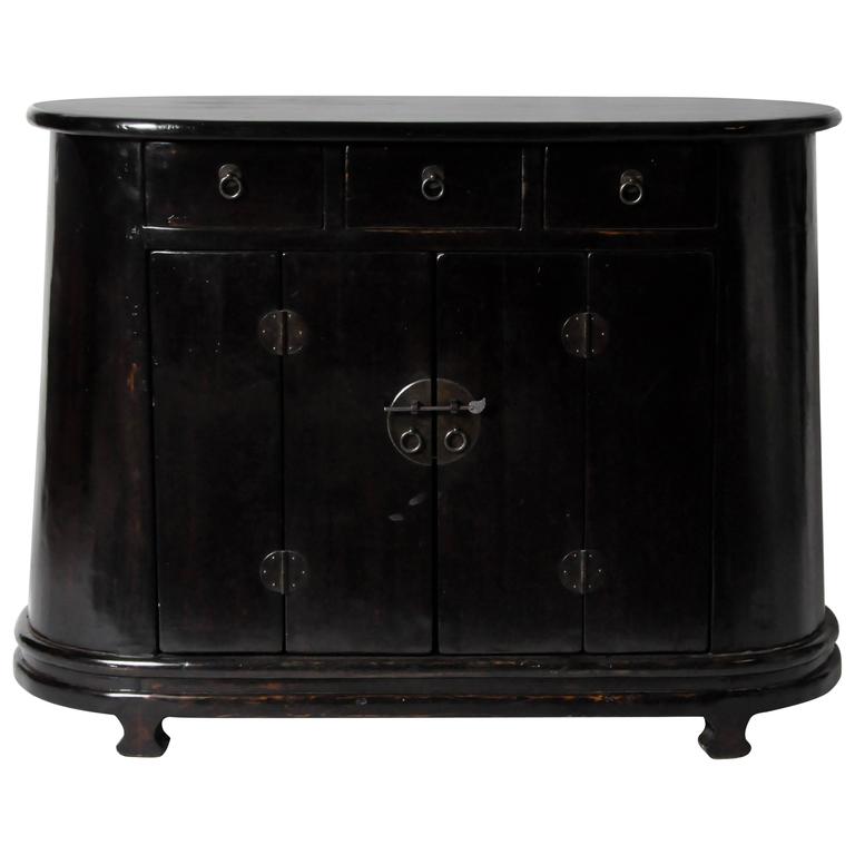 Chinese Oval Shaped Side Chest at 1stDibs