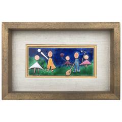 Ellamarie and Jackson Woolley Enamel For Sale at 1stdibs