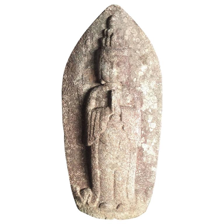 Japanese Stone Kanon Guan Yin in Adoration Pose, 18thc or Earlier at ...