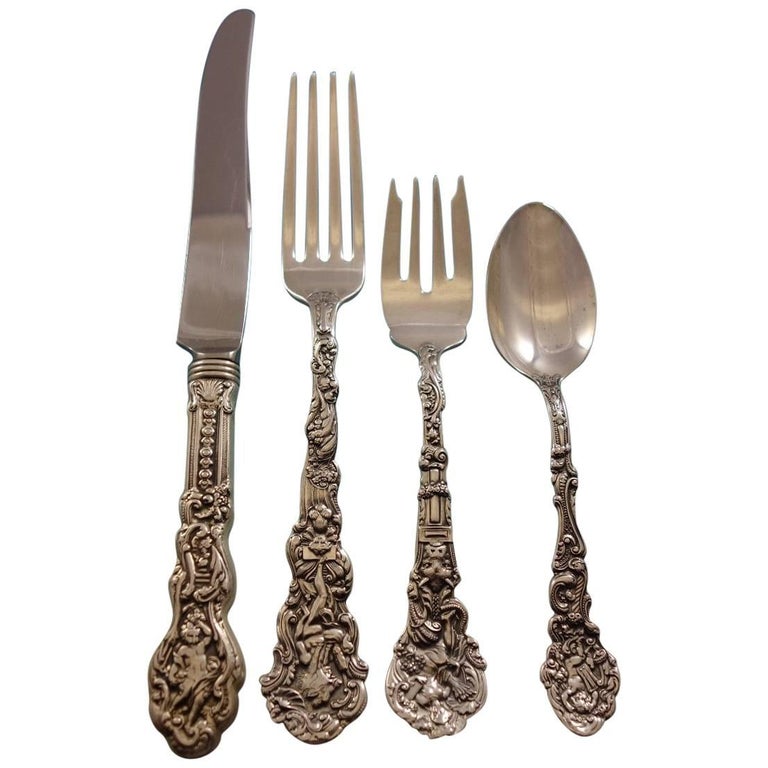 Versailles by Gorham Sterling Silver Flatware Set 12 Service Dinner ...